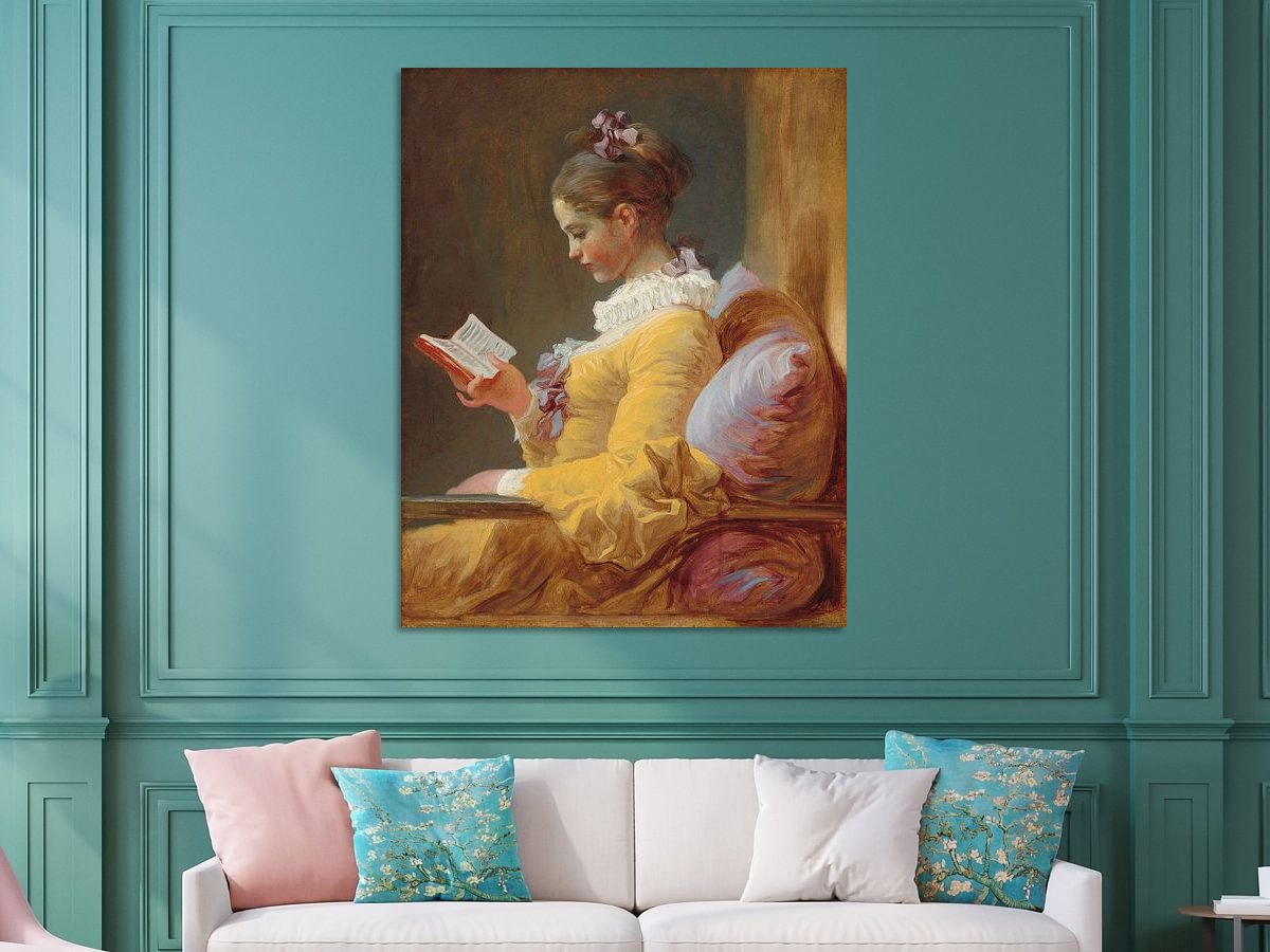 Lezend Meisje La Liseuse Van Jean Honor Fragonard Aan Je Muur Lezend Meisje La Liseuse Van Jean Honor Fragonard Aan Je Muur