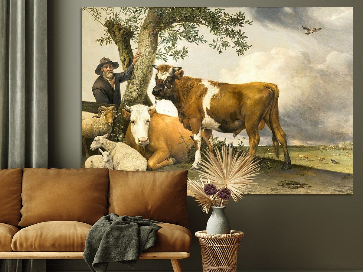 Bestel "De stier" voor aan uw muur! - Muurmeesters