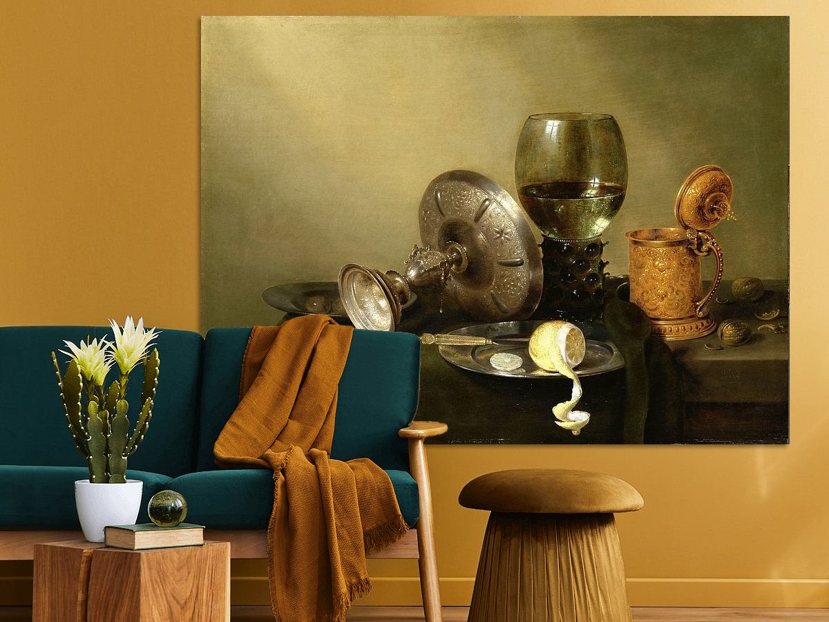 Stilleven met gevulde bierkan van Willen Claesz Heda aan uw muur ...