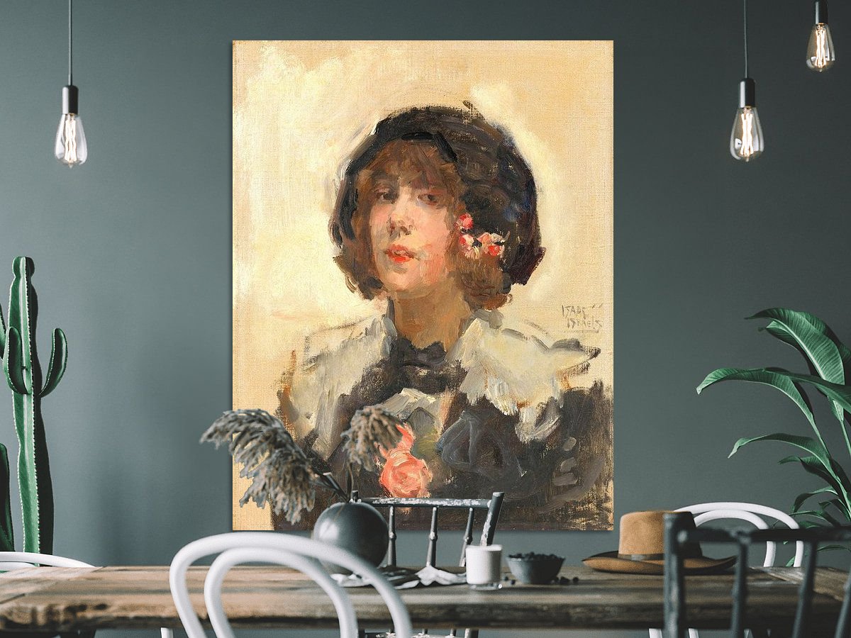 Portret van een Vrouw van Isaac Israëls aan je muur? - Muurmeesters